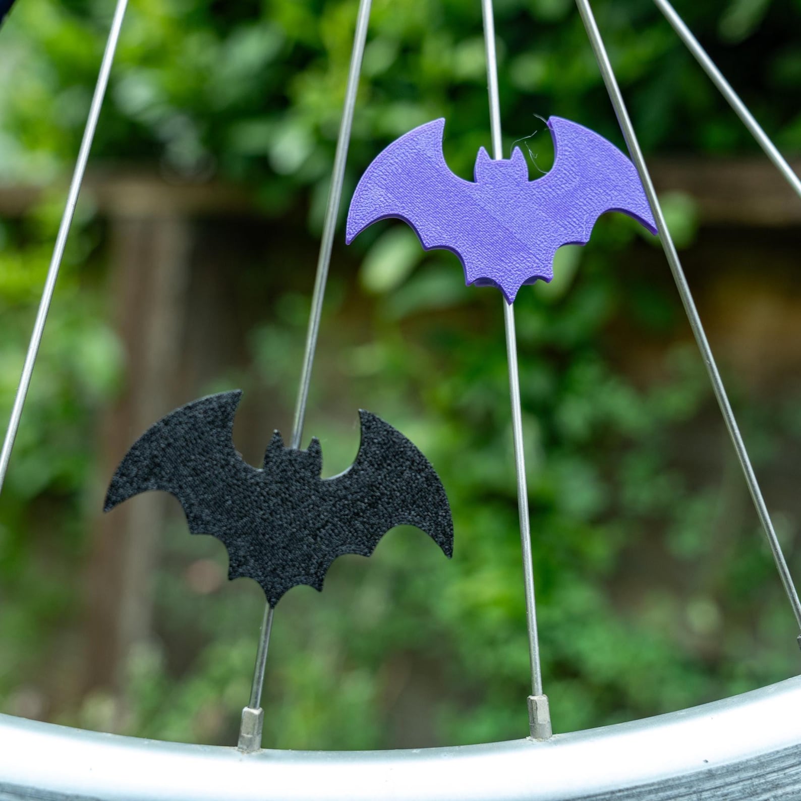 6x Bat Bike Spoke Decorations - Spooky Bicycle Gift, Gothic Bike ...