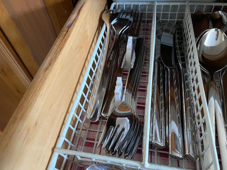 Silverware Dividers for (set of Four) - Silverware Drawer Organizer ...