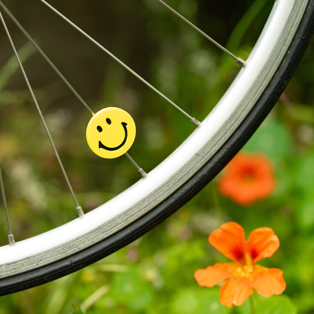 6x Smiley Face Bike Decorations - Emoji Bike Decorations - Bike ...