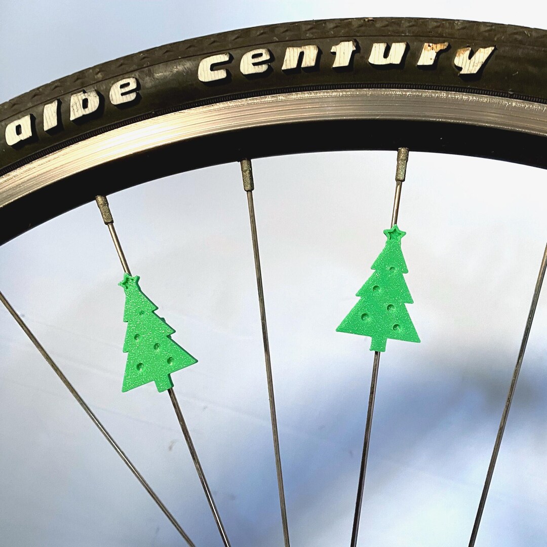 6x Christmas Tree Bike Decorations, Christmas Bicycle Decorations, Xmas ...