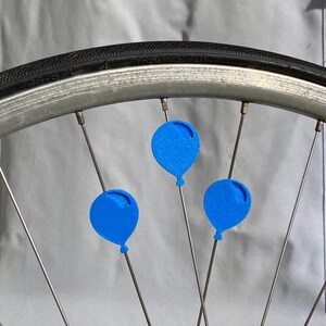 6x Balloon Bike Spoke Decorations - Red Balloon Bicycle Gift, Party ...