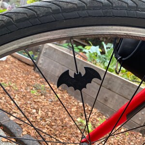 6x Bat Bike Spoke Decorations Spooky Bicycle Gift, Gothic Bike ...