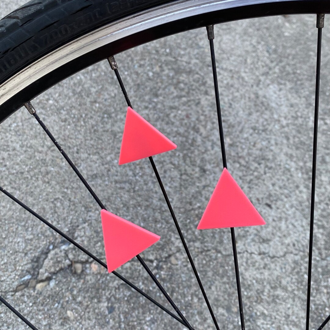 Pink Triangle Bike Spoke Decorations: Pride Parade Accessories (set of ...