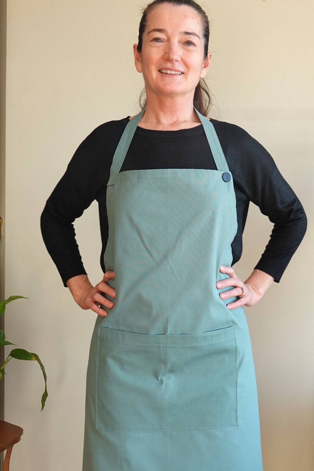 Adjustable Bib Kitchen Apron for Women - Etsy