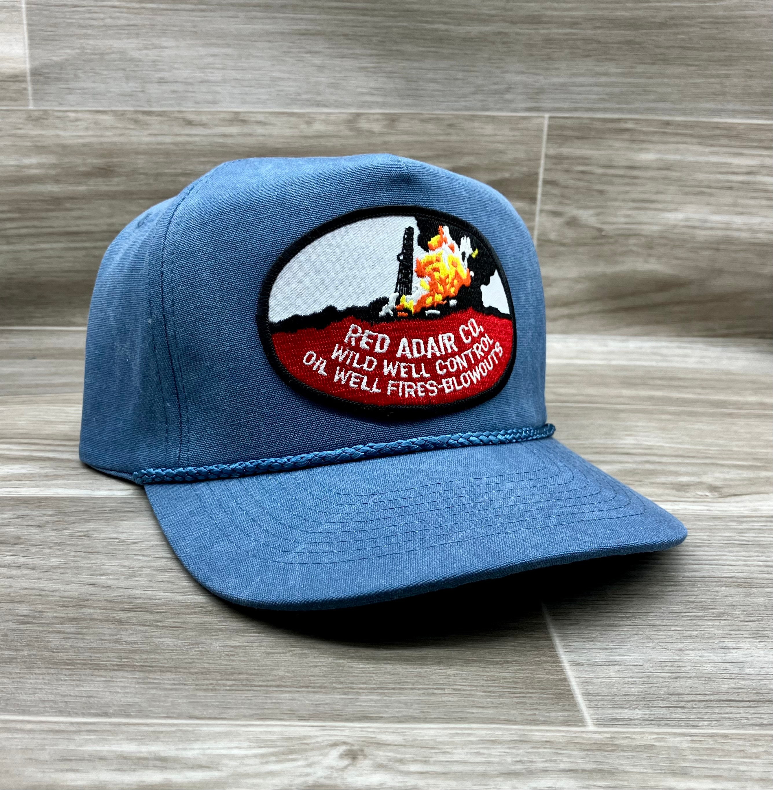 Vintage Oilfield - Wild Well Control Patch on Sky Stonewashed Rope Hat ...