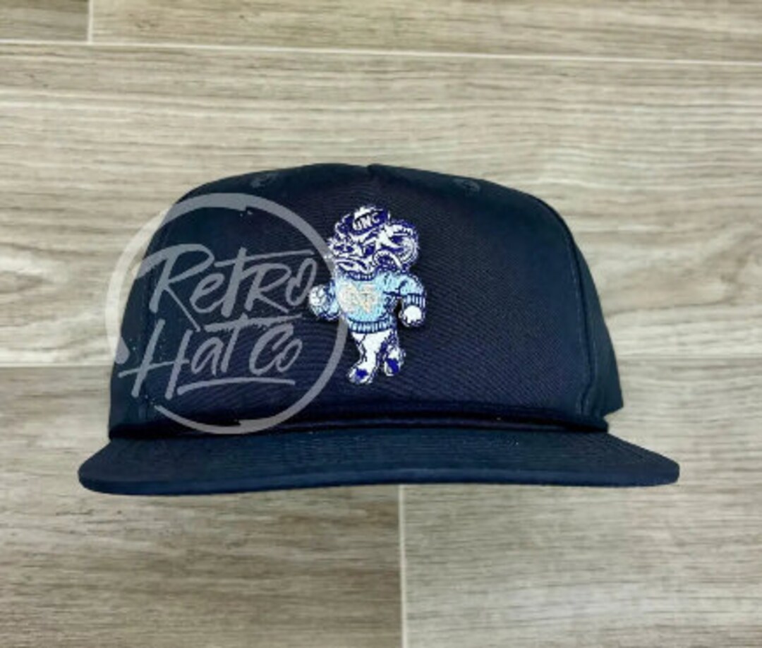 Vintage 80s North Carolina / UNC Tarheels Ram Patch on Navy - Etsy