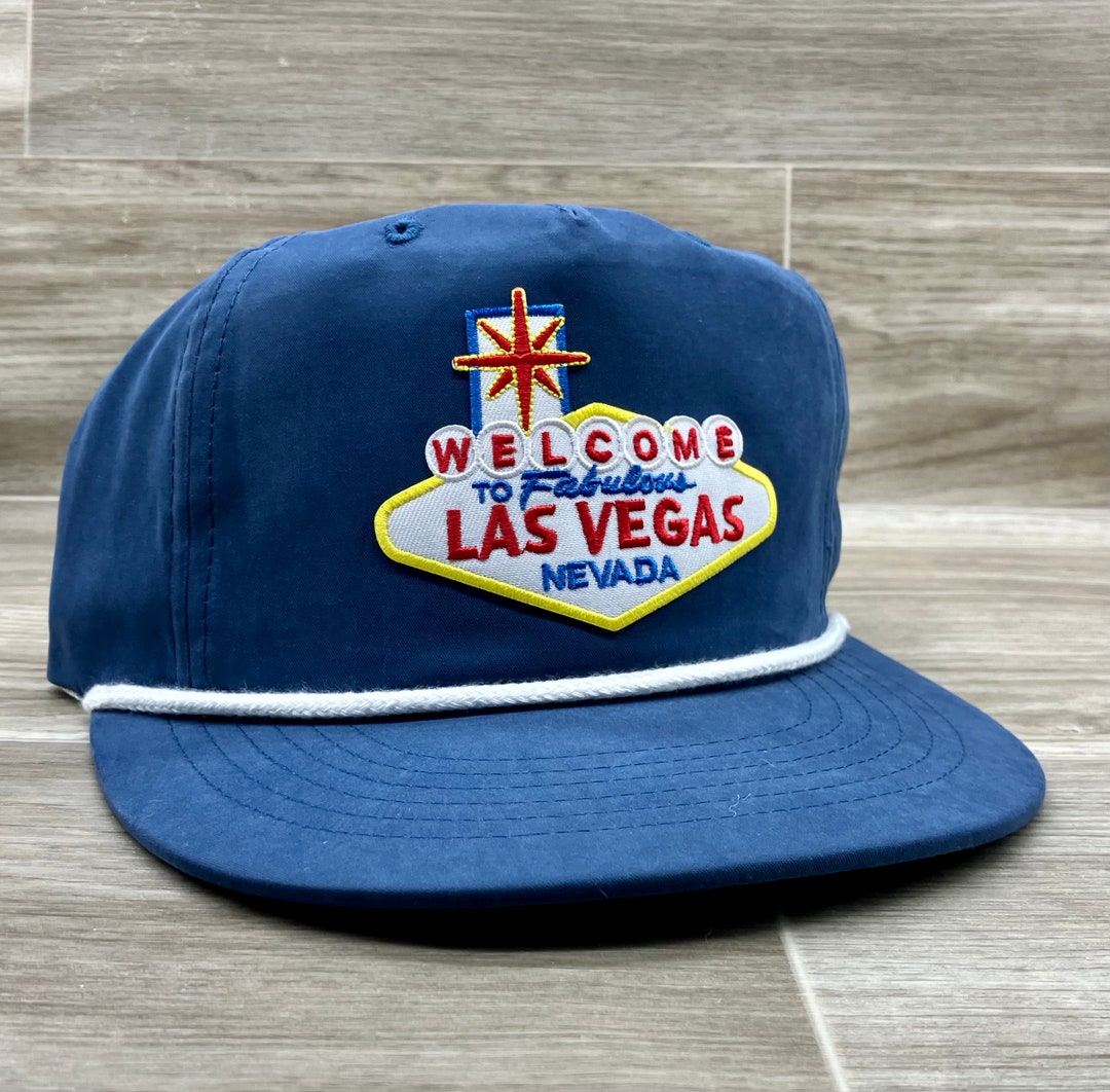 Las Vegas on Retro Poly Rope Hat - Etsy