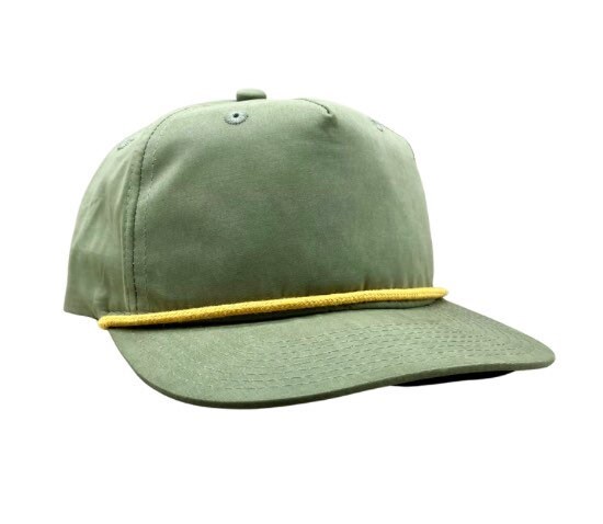 Blank Cotton/poly Retro Rope Hat With Snapback - Etsy