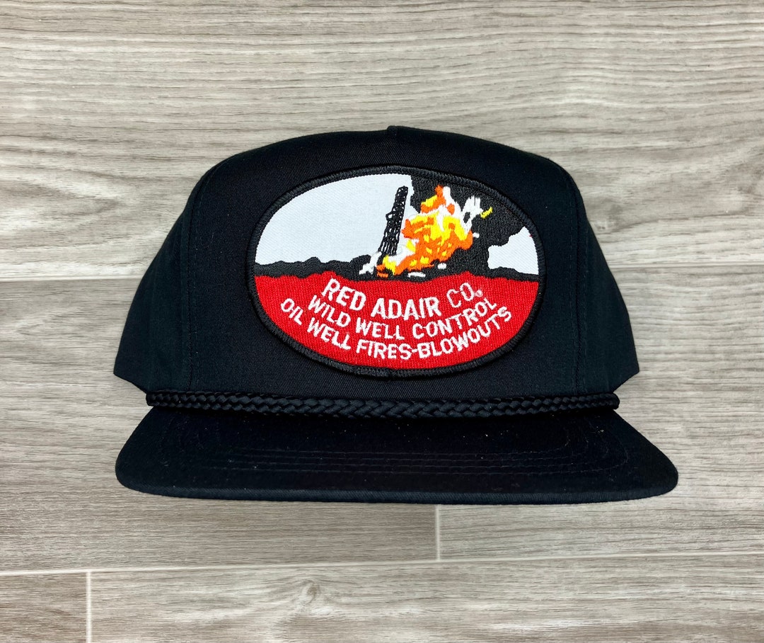 Vintage Oilfield - Wild Well Control Patch on Black Classic Rope Hat - Etsy