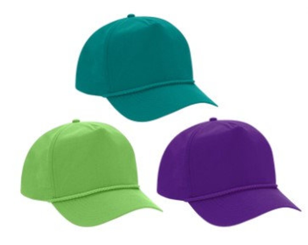 Blank Tall Crinkled Nylon Retro Snapback Rope Hat - Etsy