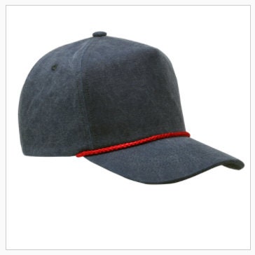 Blank Two-tone Stonewashed Canvas High Profile Rope Hat - Etsy