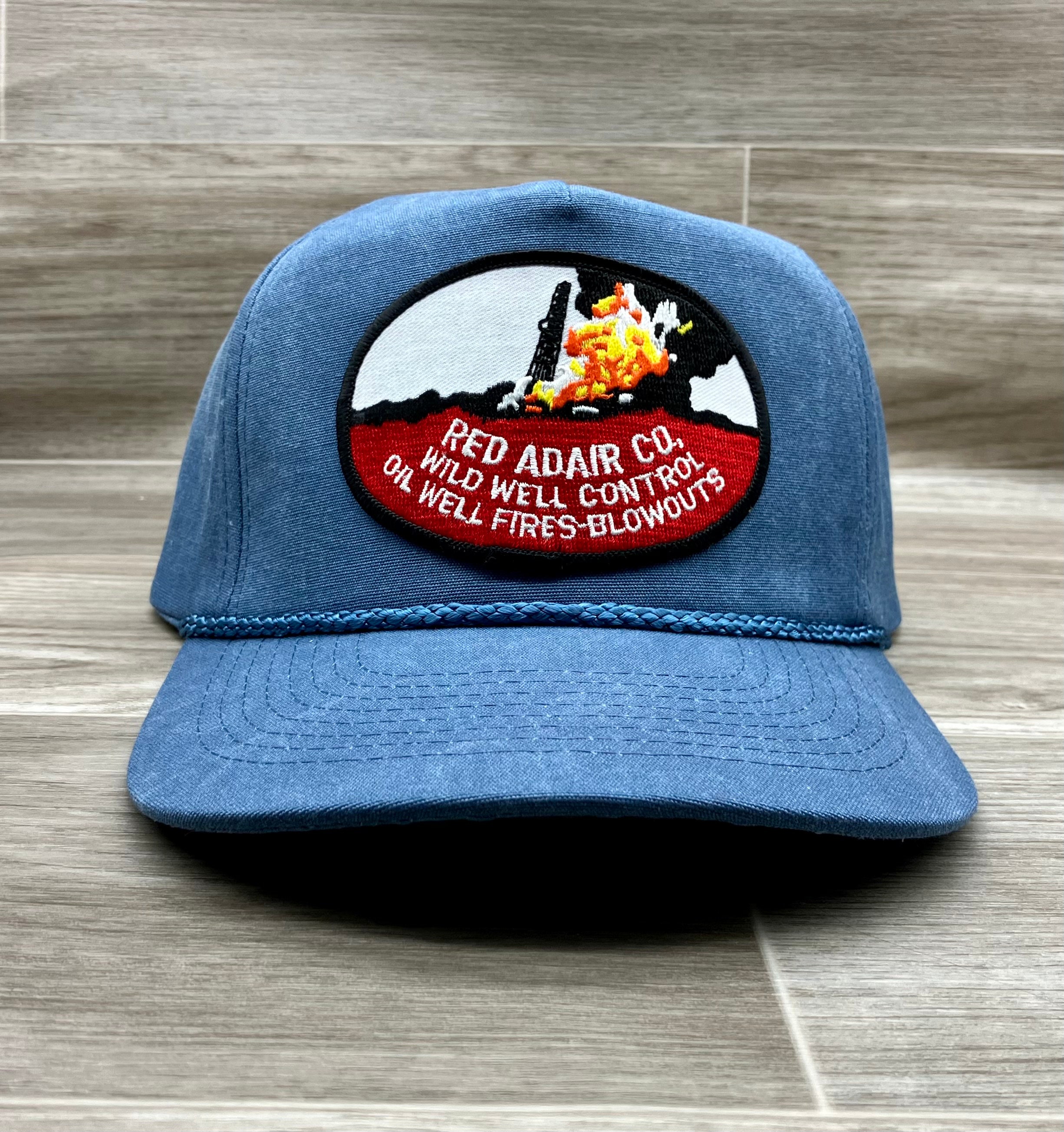 Vintage Oilfield - Wild Well Control Patch on Sky Stonewashed Rope Hat ...
