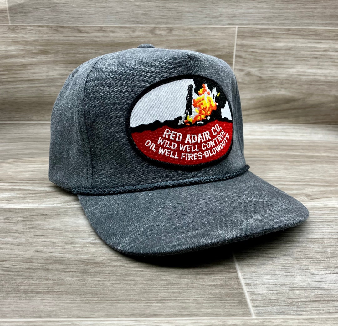 Vintage Oilfield - Wild Well Control Patch on Charcoal Stonewashed Rope ...