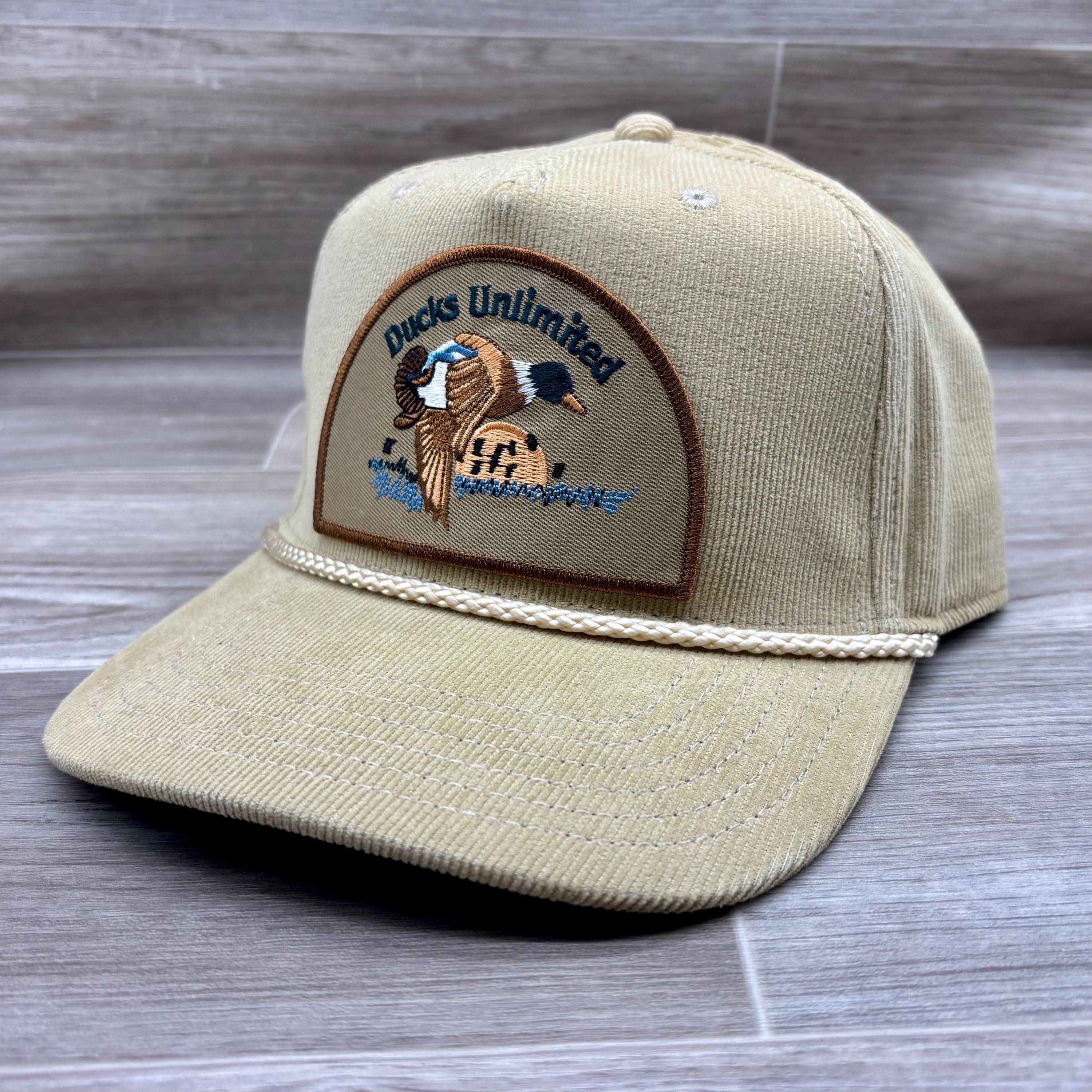 Retro Ducks Unlimited Patch on Tan Corduroy Rope Hat - Etsy