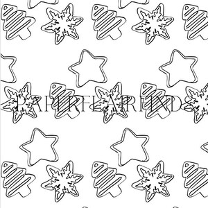 10 Coloring Pages, Christmas Coloring Pages, Winter Coloring Book - Etsy