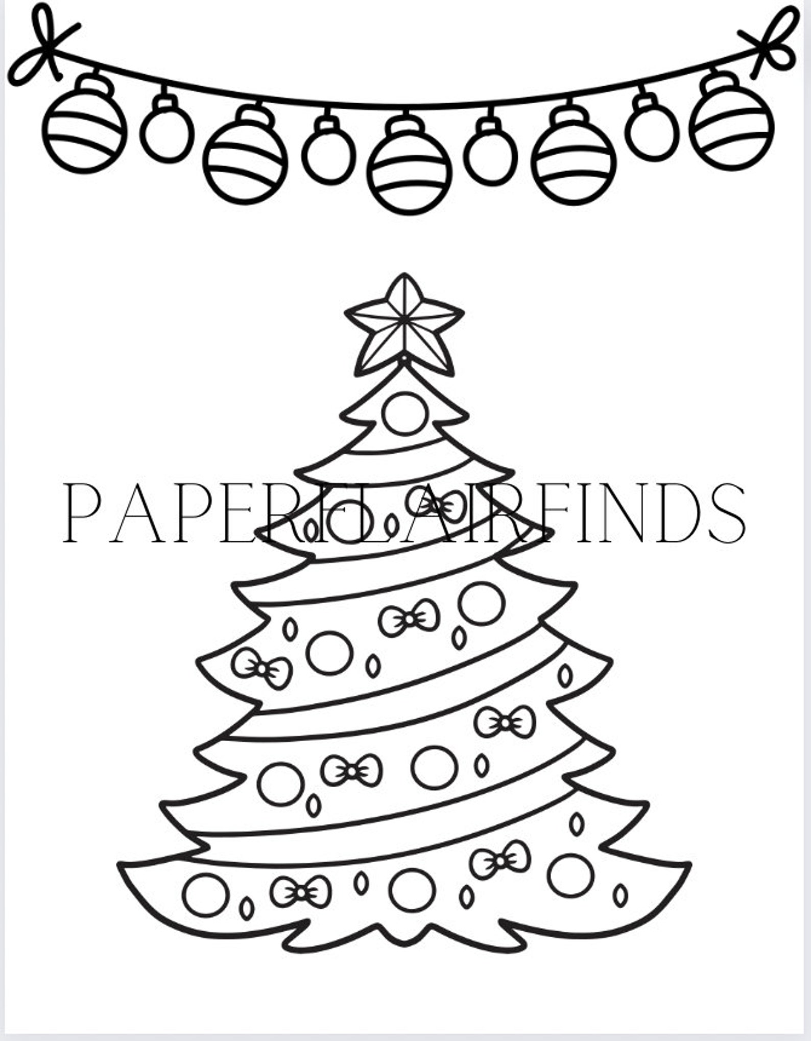 10 Coloring Pages, Christmas Coloring Pages, Winter Coloring Book - Etsy