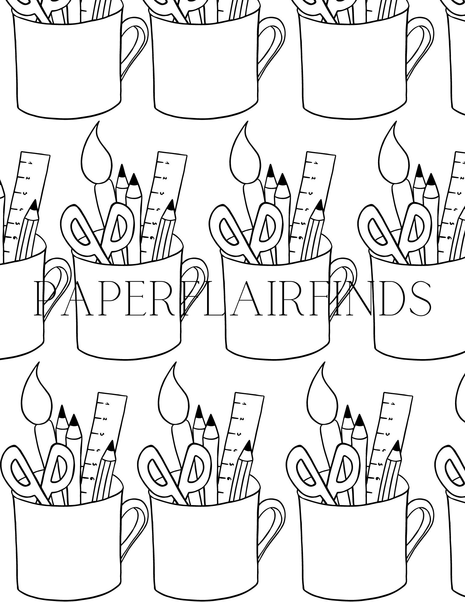 10 Coloring Pages, Back to School Coloring Pages, Autumn Coloring Pages ...