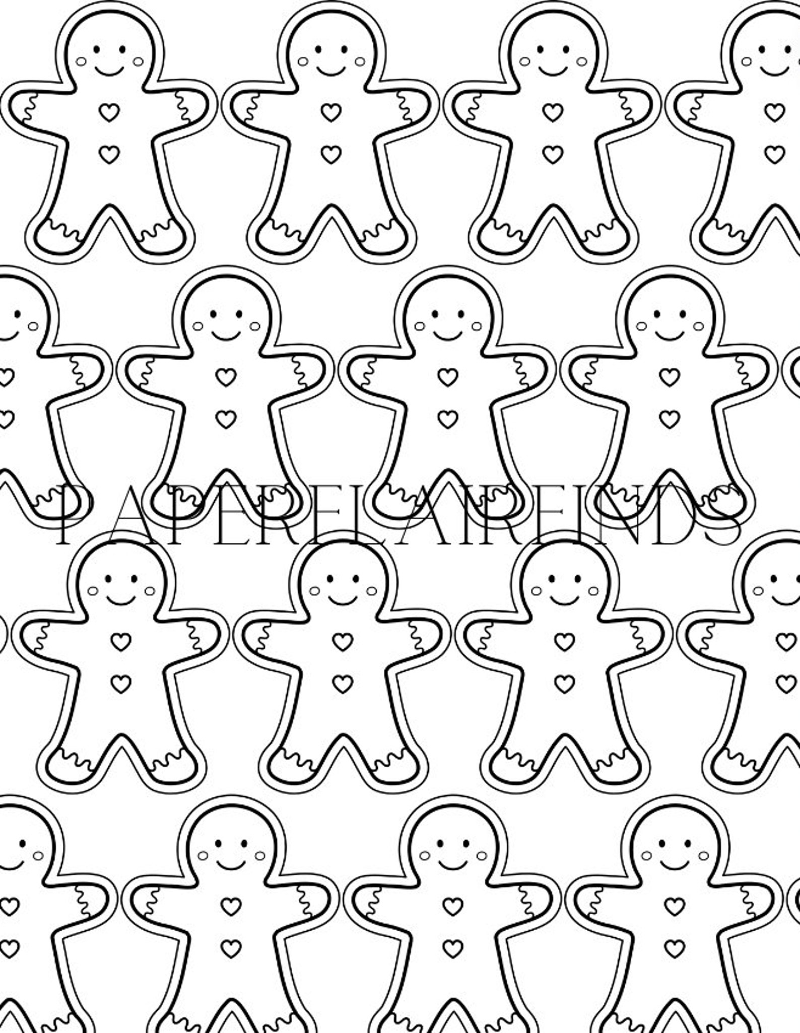 10 Coloring Pages, Christmas Coloring Pages, Winter Coloring Book - Etsy