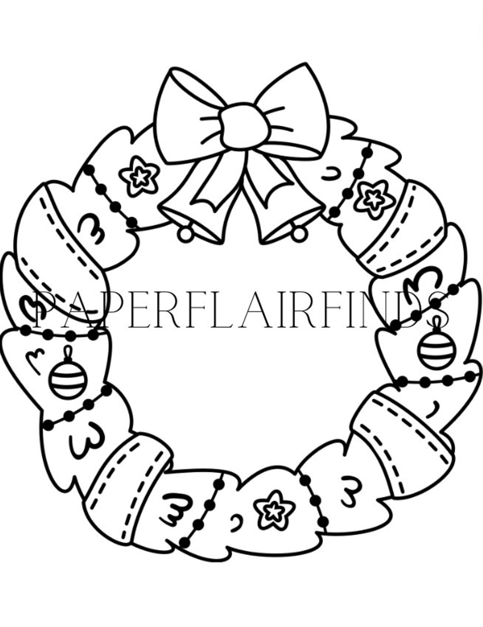 10 Coloring Pages, Christmas Coloring Pages, Winter Coloring Book - Etsy