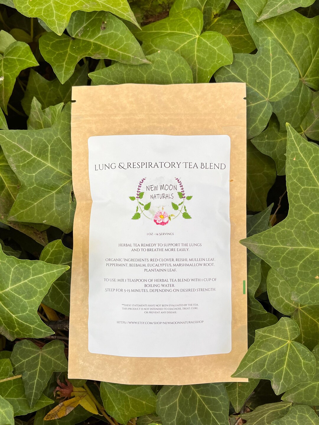 Organic Lung and Respiratory Tea Blend - Etsy