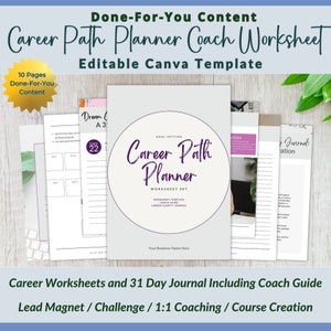 career path template canva