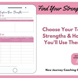 Strengths Worksheet: Therapy & Personal Growth Tools (digital Download ...
