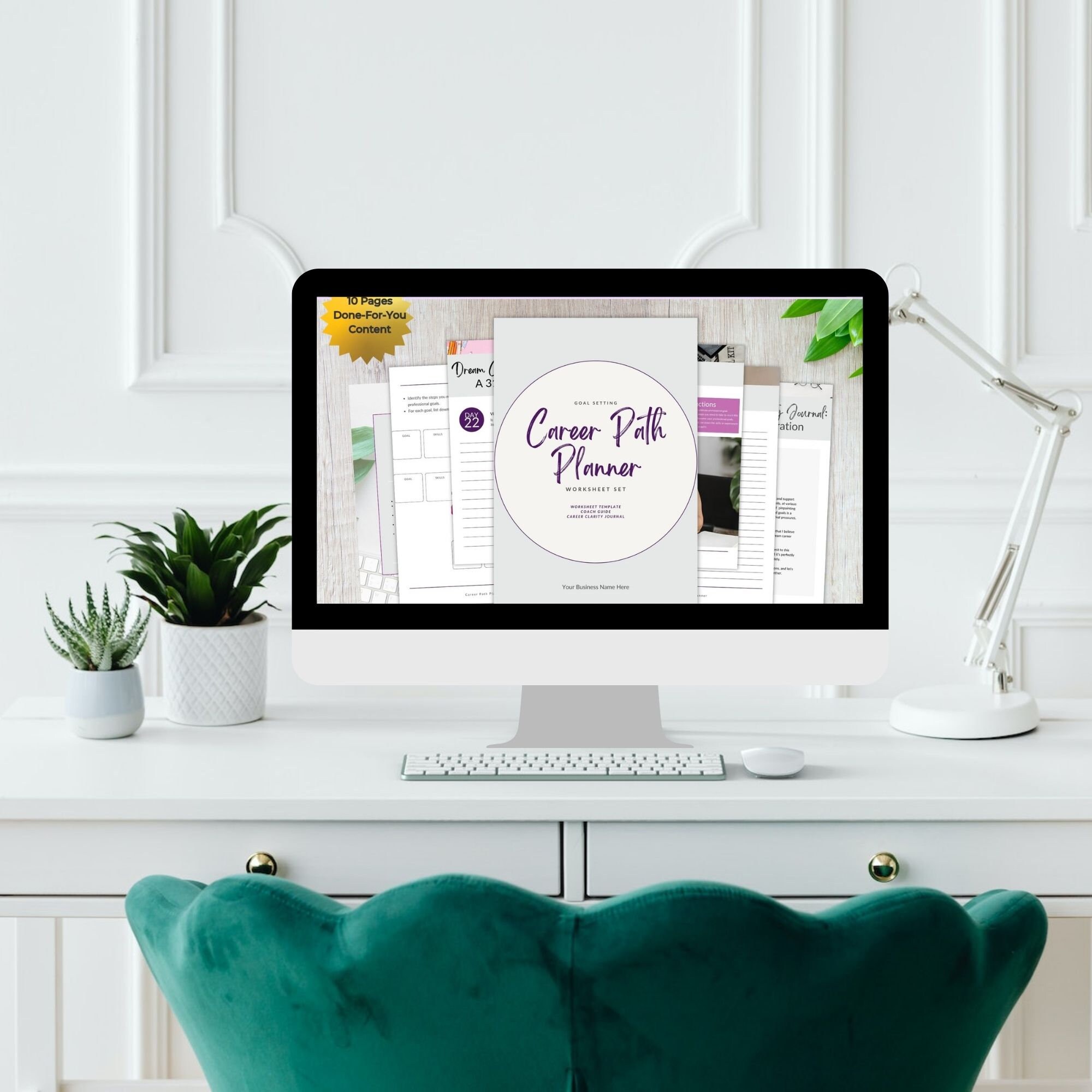 Career Coaching Worksheet Template Career Path Planner Workbook PLR ...