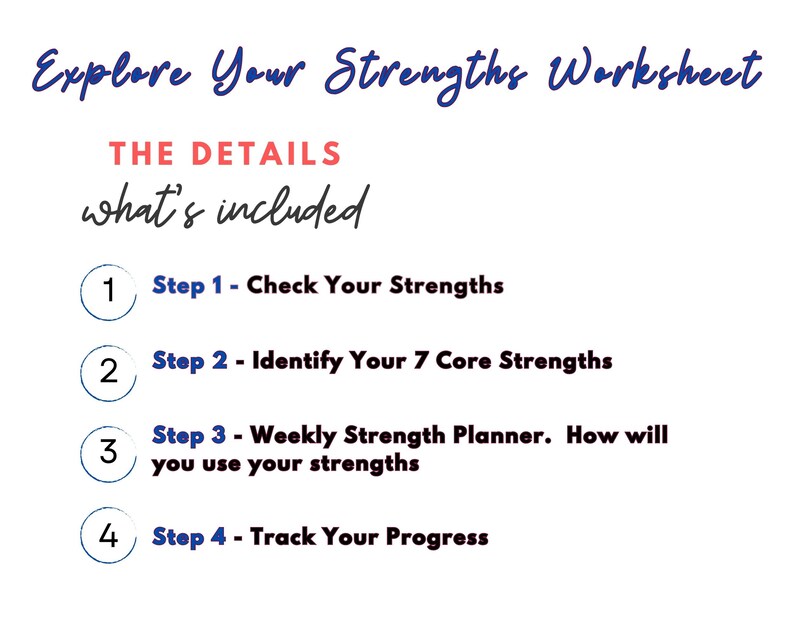 Strengths Assessment Worksheet: Self-discovery & Goal Setting (digital ...