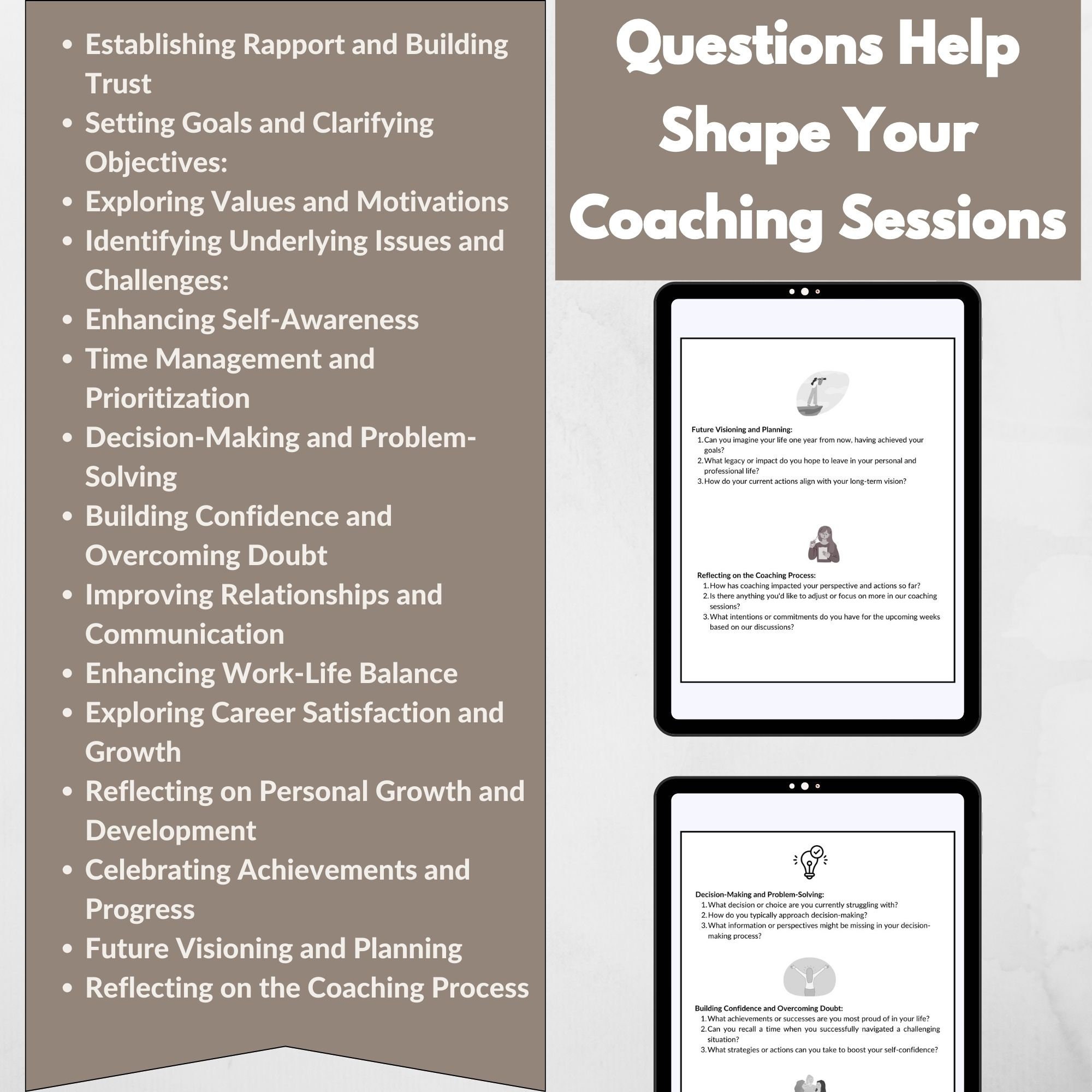 50 Essential Coaching Questions for Client Results, Done for You Coach ...