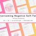Overcome Negative Self Talk Worksheet Challenge Negative Thoughts ...