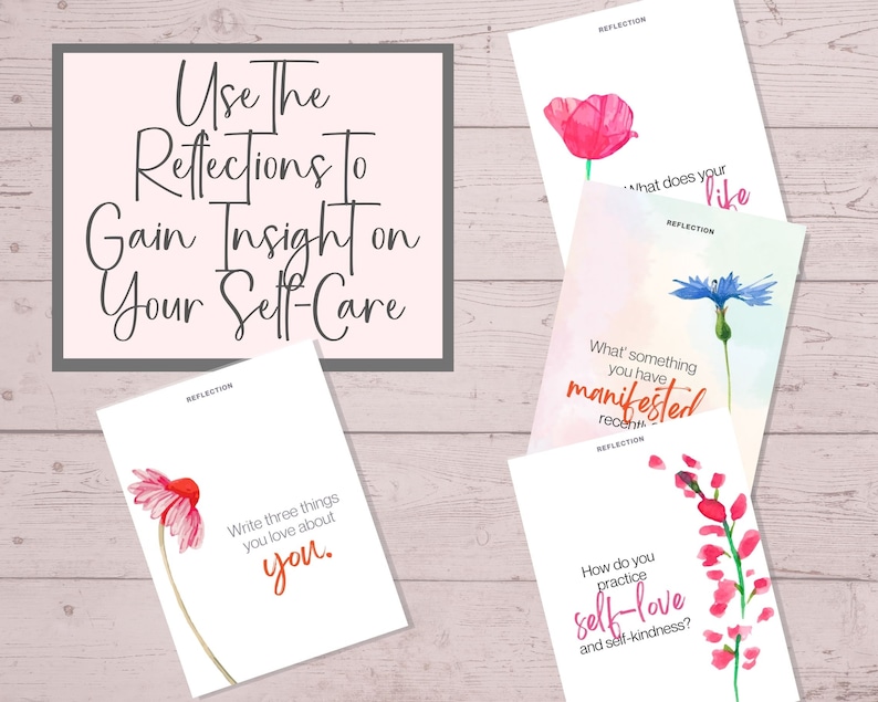 Self-care Affirmation Cards for Women: Mindfulness Gift (digital ...