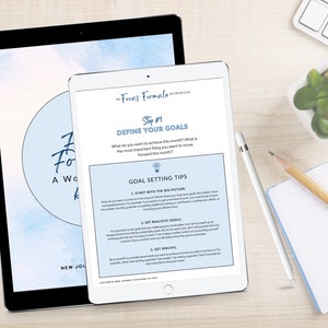 Goal Setting Planner Minimalist Planner Goal Setting Worksheet Smart ...