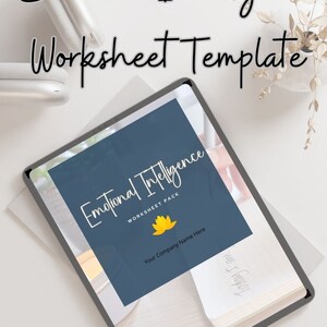 Emotional Intelligence Worksheet Template Life Coach Done for You ...