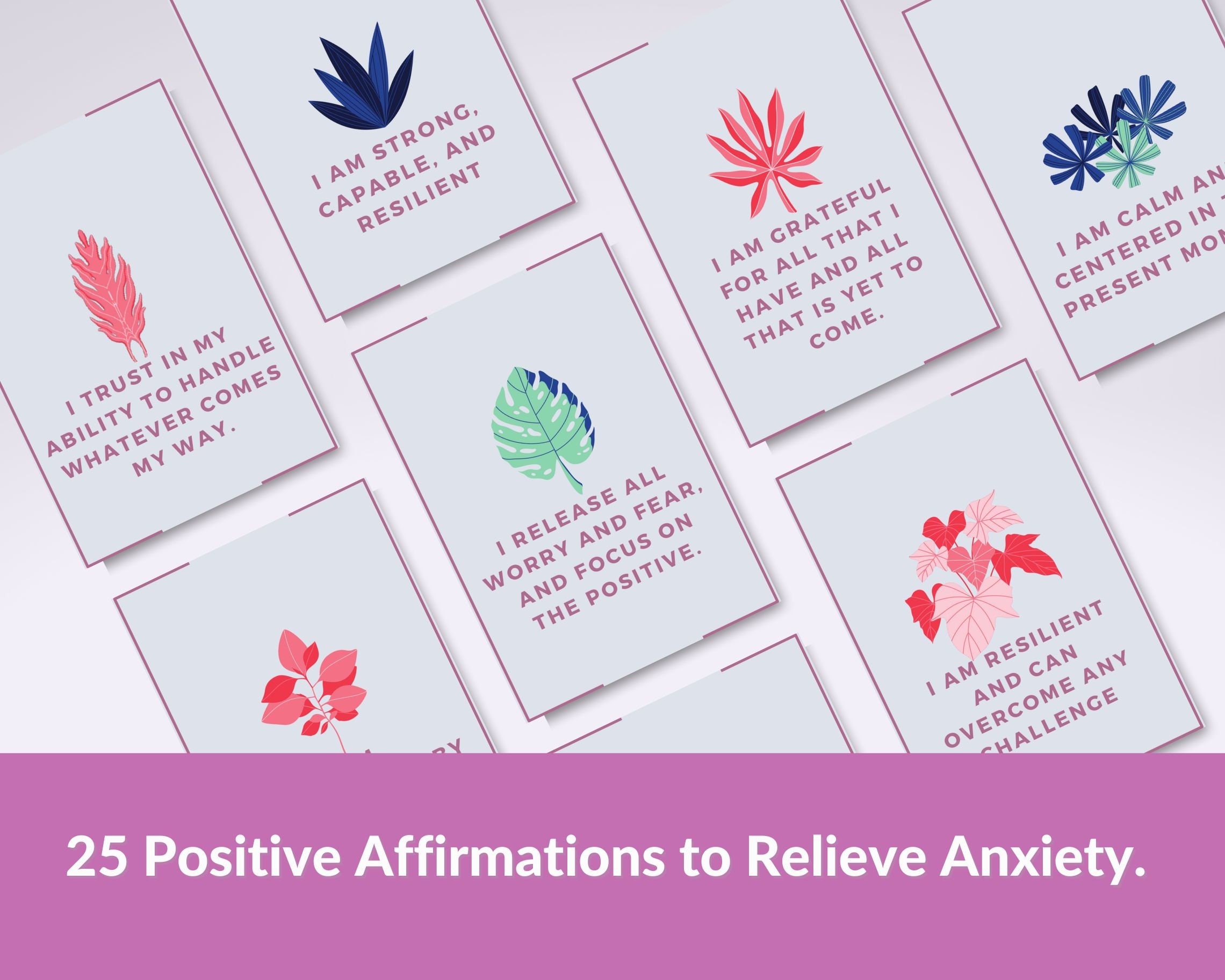 Ultimate Anxiety Relief Bundle Done-for-you Coaching Content Canva ...