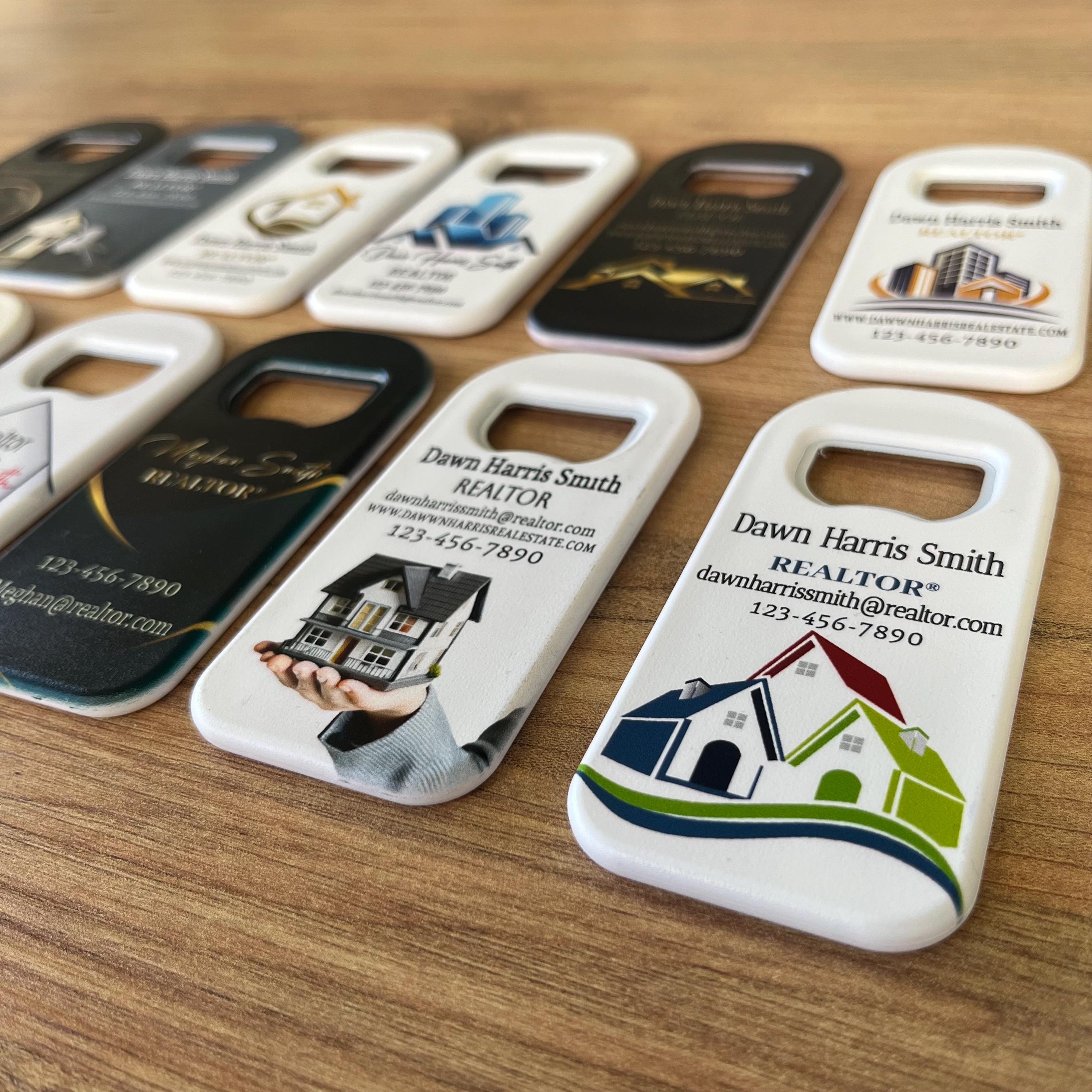 Real Estate Closing Gift - Custom Bottle Opener Magnet - Realtor Thank ...