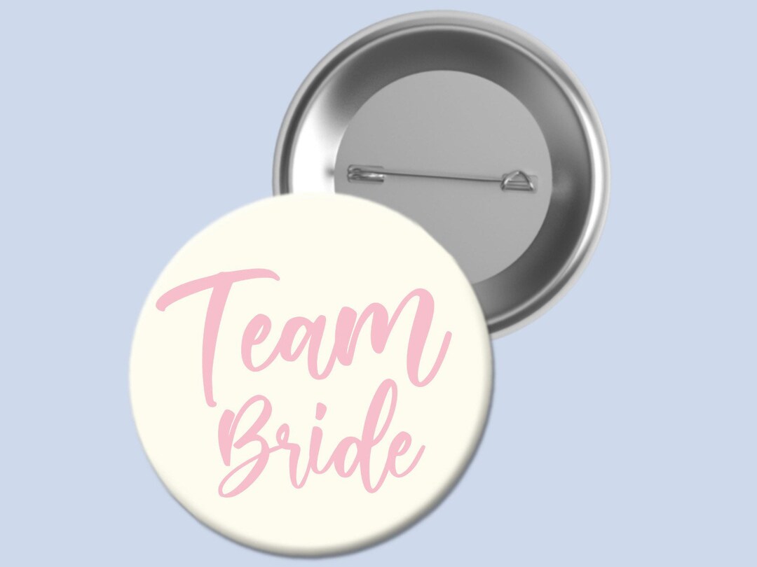 Personalized Bridal Party Pins, Custom Bacherolette Buttons, Bridesmaid ...
