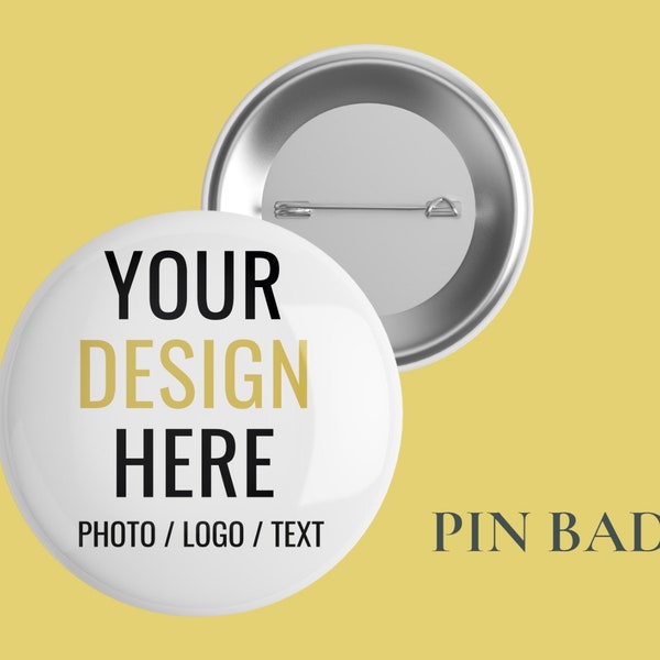 Button Pins - Etsy