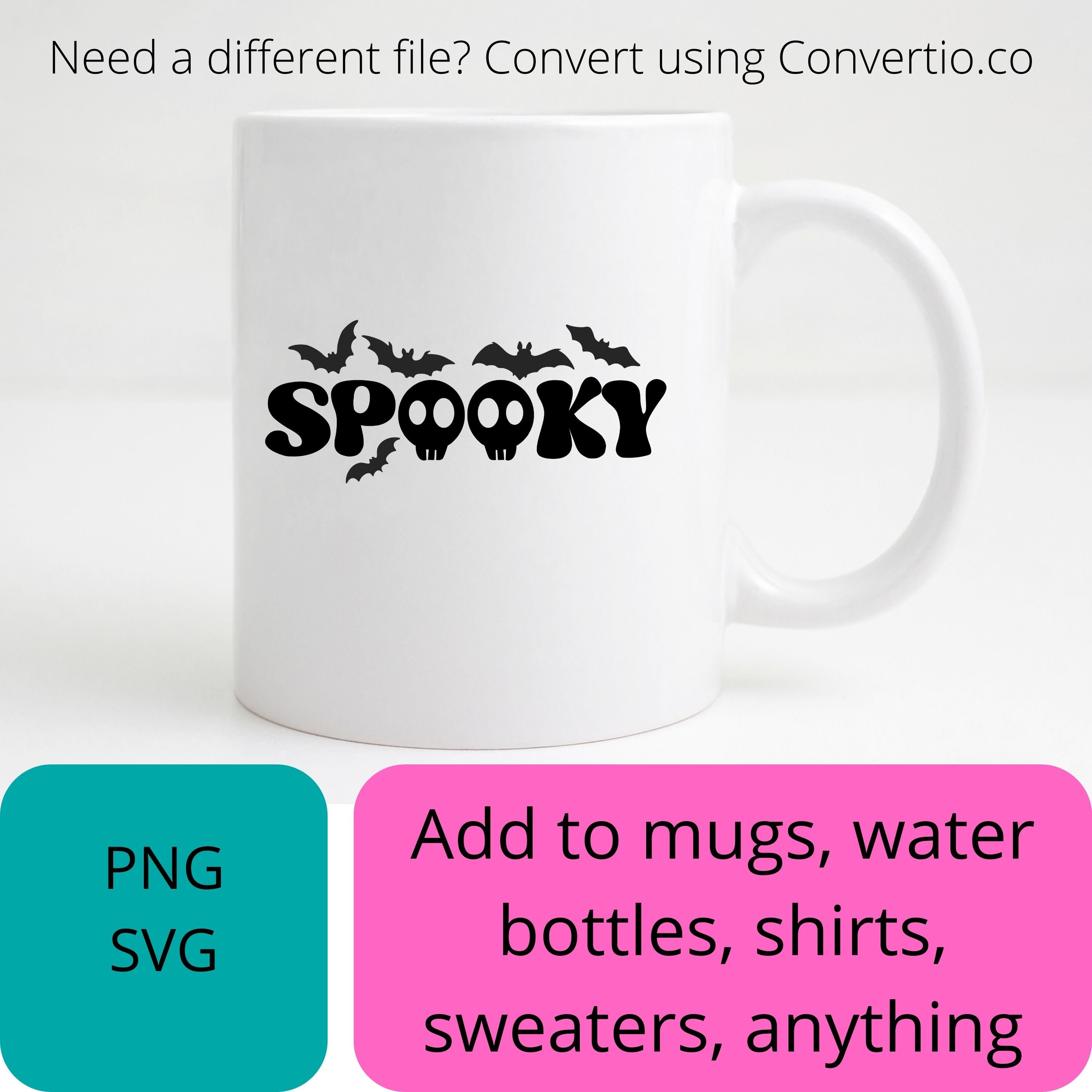 Spooky SVG, PNG, Commercial Use Graphic, Element for Print on Demand ...