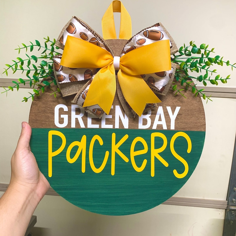 Packers Wreath - Etsy