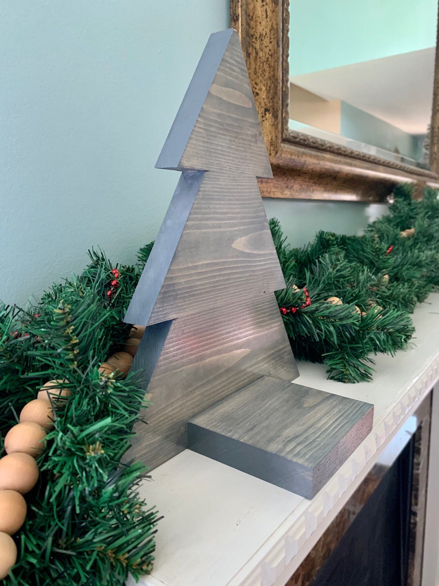 Wooden Christmas Tree Candle Stand | Christmas Decoration | Christmas ...