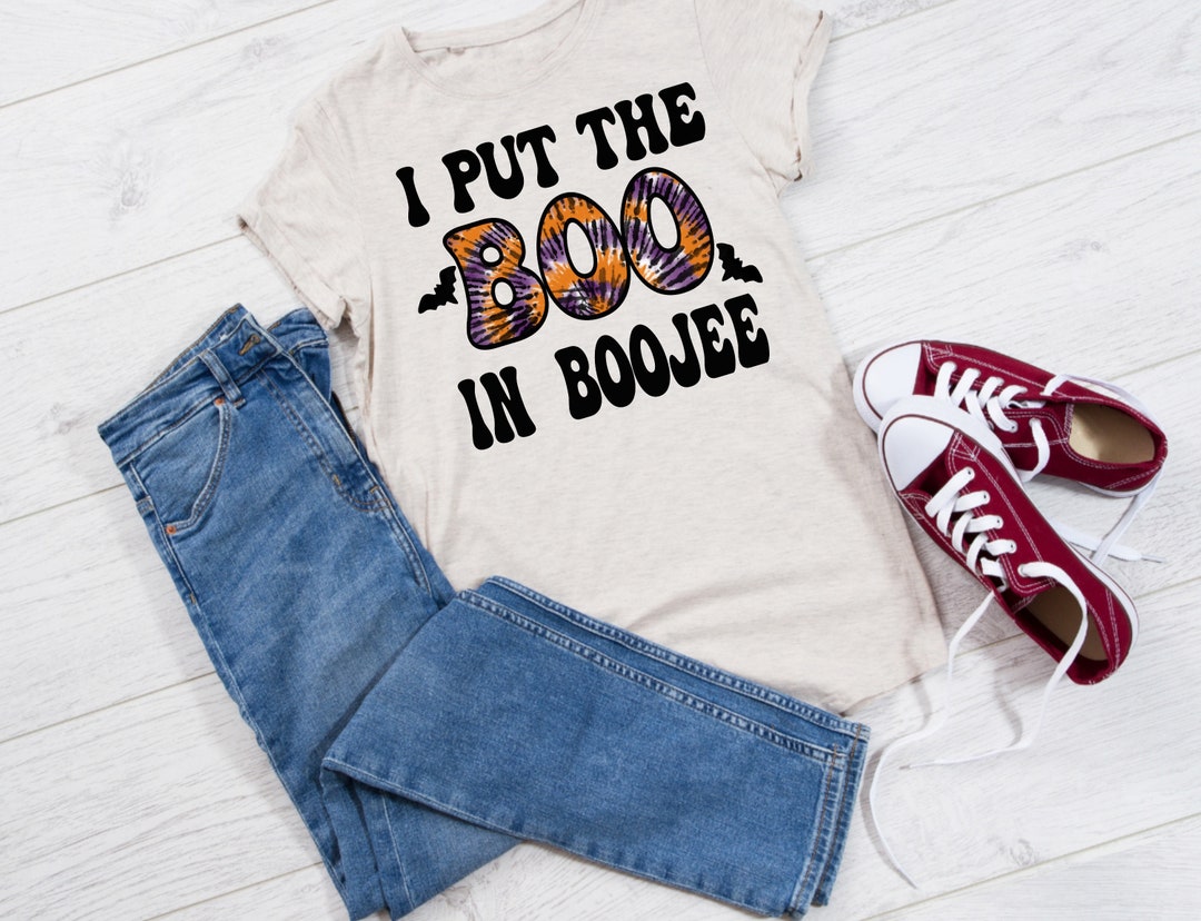 I Put the Boo in Boojee PNG, Halloween Png, Tie Dye Halloween Png ...
