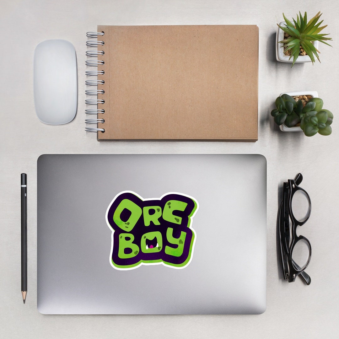Orc Boy Sticker - Etsy