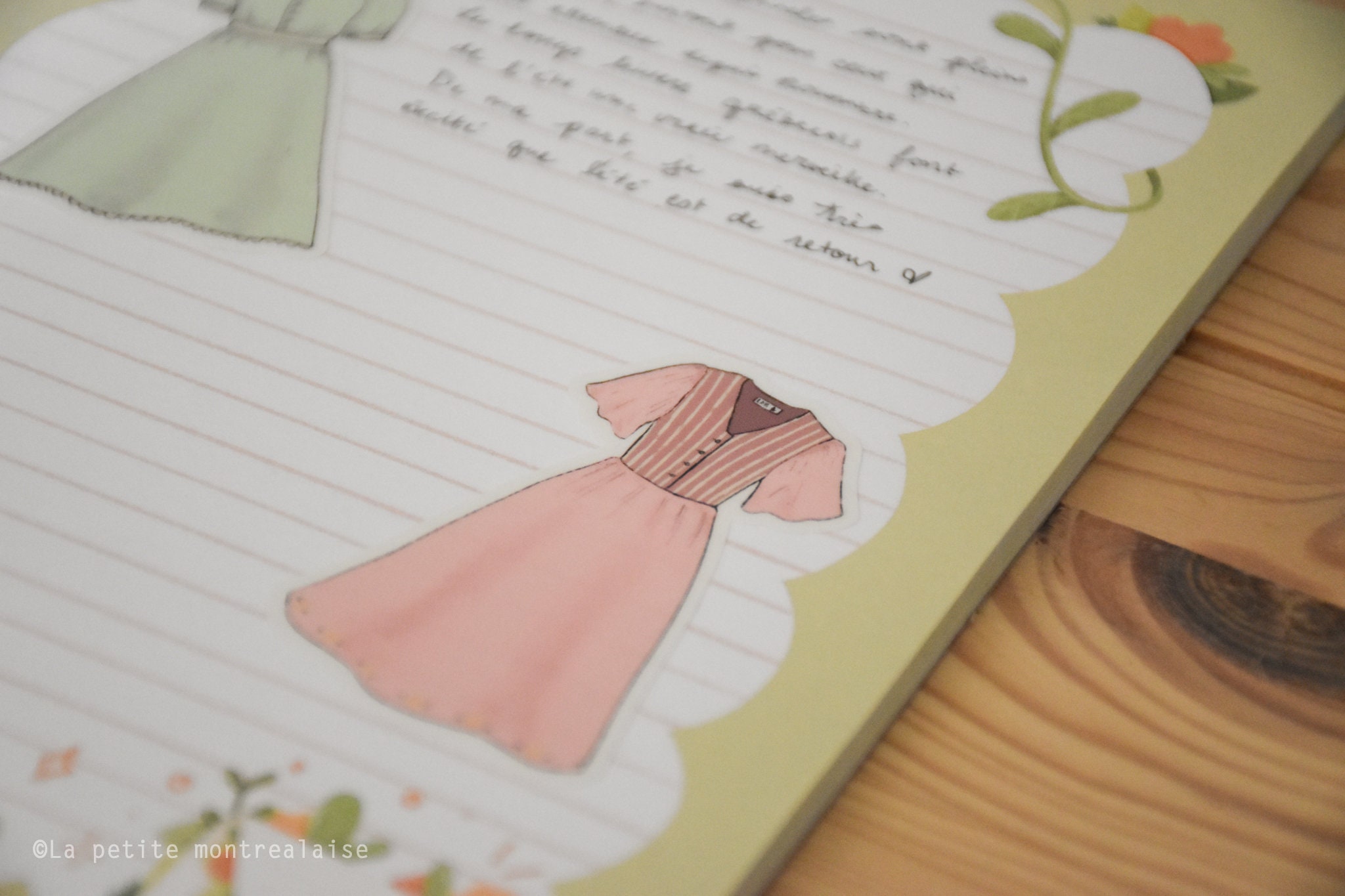 Summer Cottagecore Dress Stickers | Summer Fashion Stationery | Vintage ...