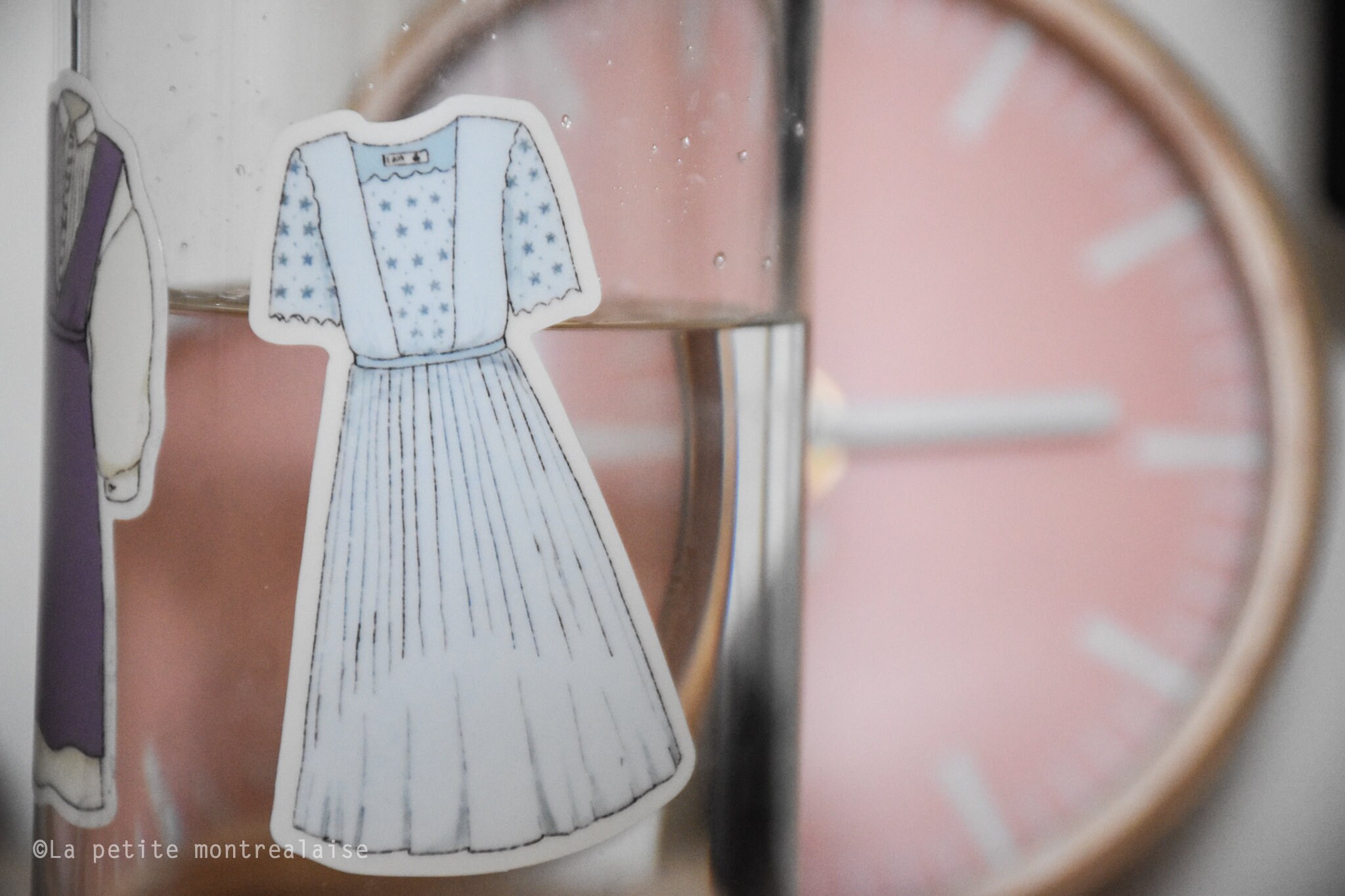Summer Cottagecore Dress Stickers Summer Fashion Stationery Vintage ...