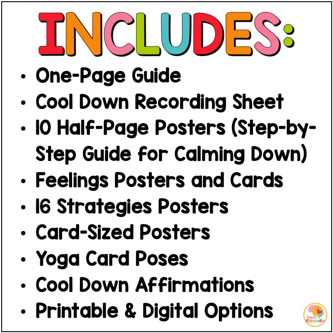 Cool-down Corner Posters and Reflection Pages: Calm-down Corner for ...