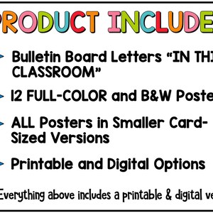 Classroom Rules Posters for Kids, Classroom Agreements Bulletin Board ...