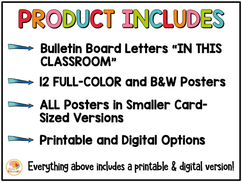 Classroom Rules Posters for Kids, Classroom Agreements Bulletin Board ...