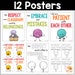 Classroom Rules Posters for Kids, Classroom Agreements Bulletin Board ...