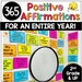 Positive Affirmation Cards for Kids: 365 Notes for Positive Mirror Self ...