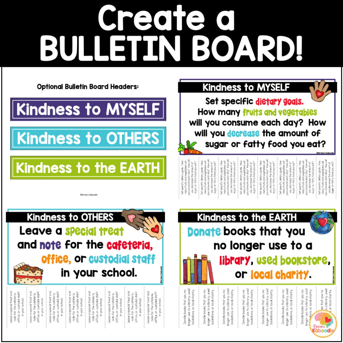 12 Day of Kindness: Random Acts of Kindness Challenge Activities - Etsy